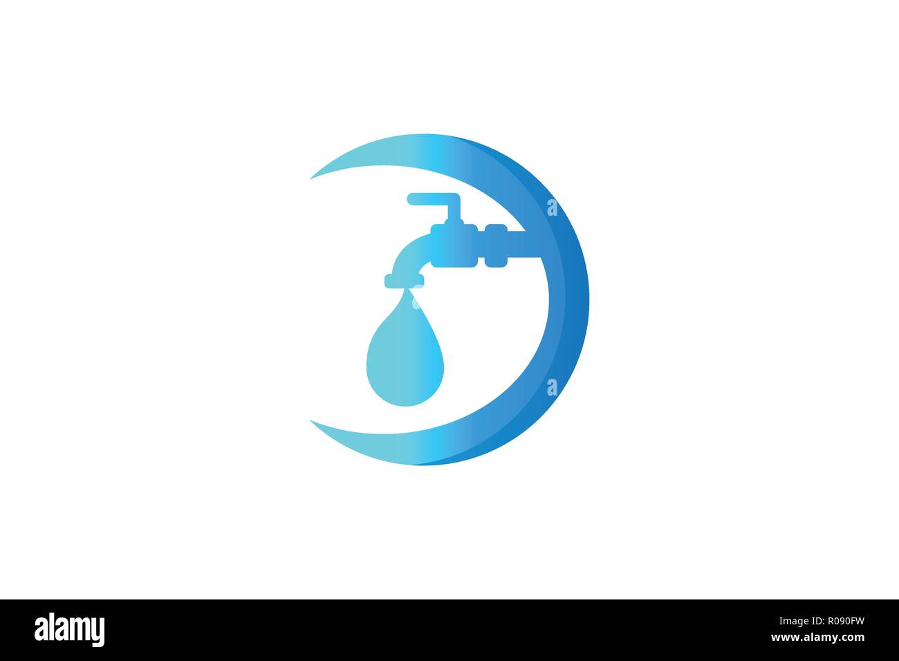 water faucet, plumbing logo Designs Inspiration Isolated on White ...