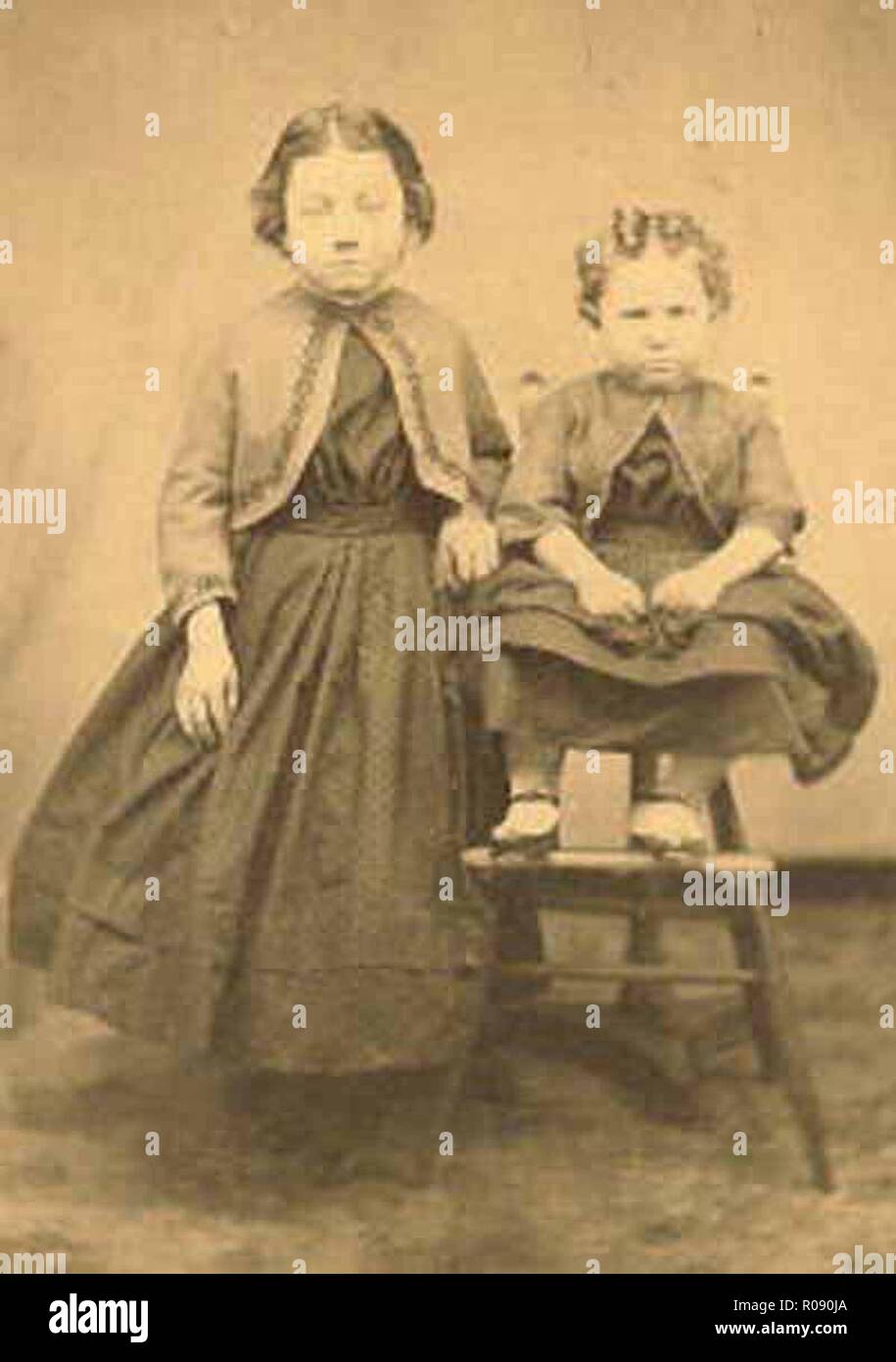 a antique historical family and children themed photo Stock Photo - Alamy