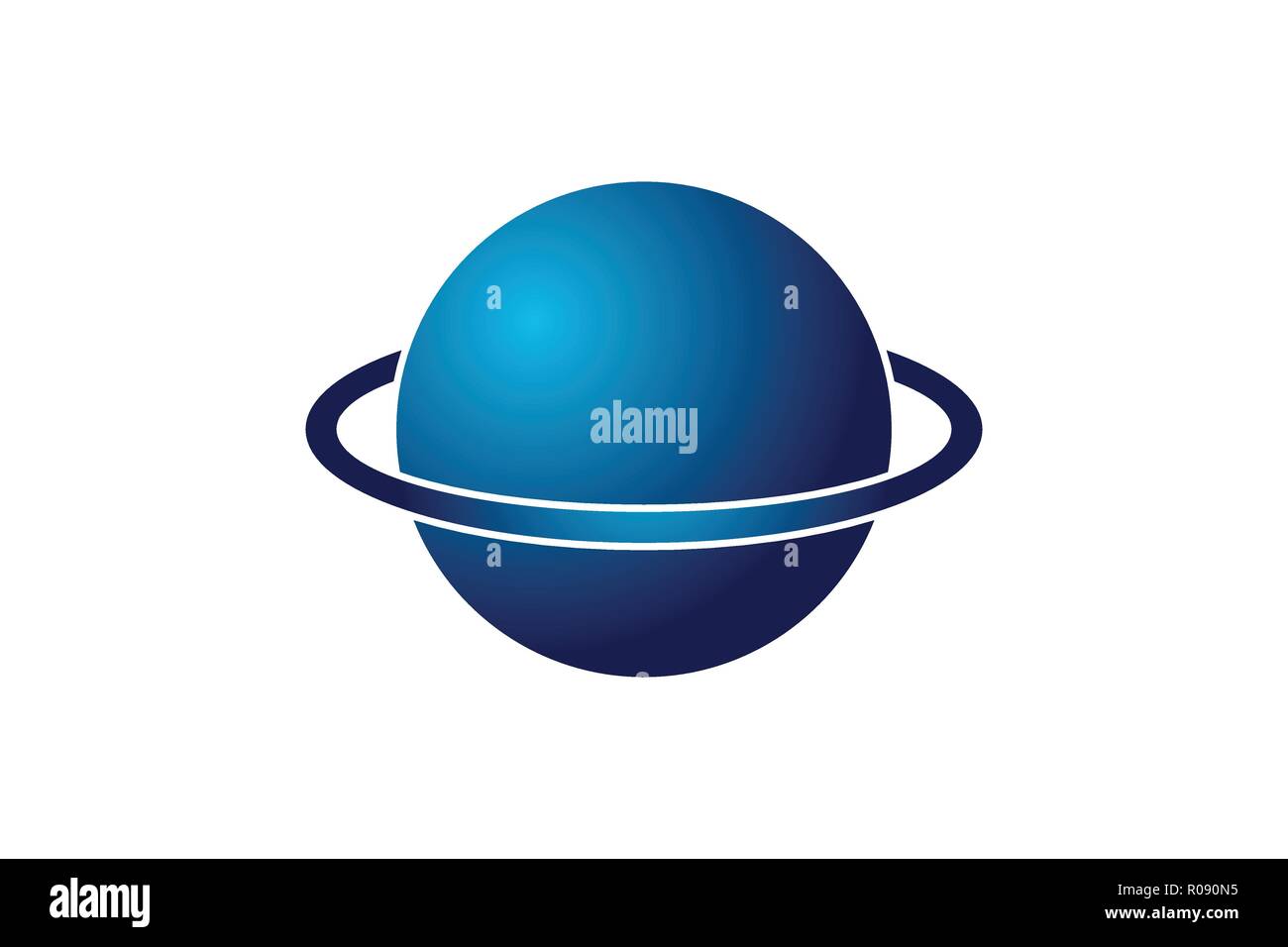 Globe, Planet Logo design inspiration Isolated On white Backgrounds ...