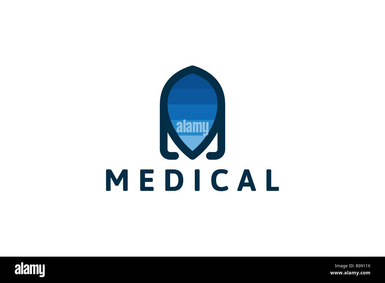 abstract medical logo Designs Inspiration Isolated on White Background ...