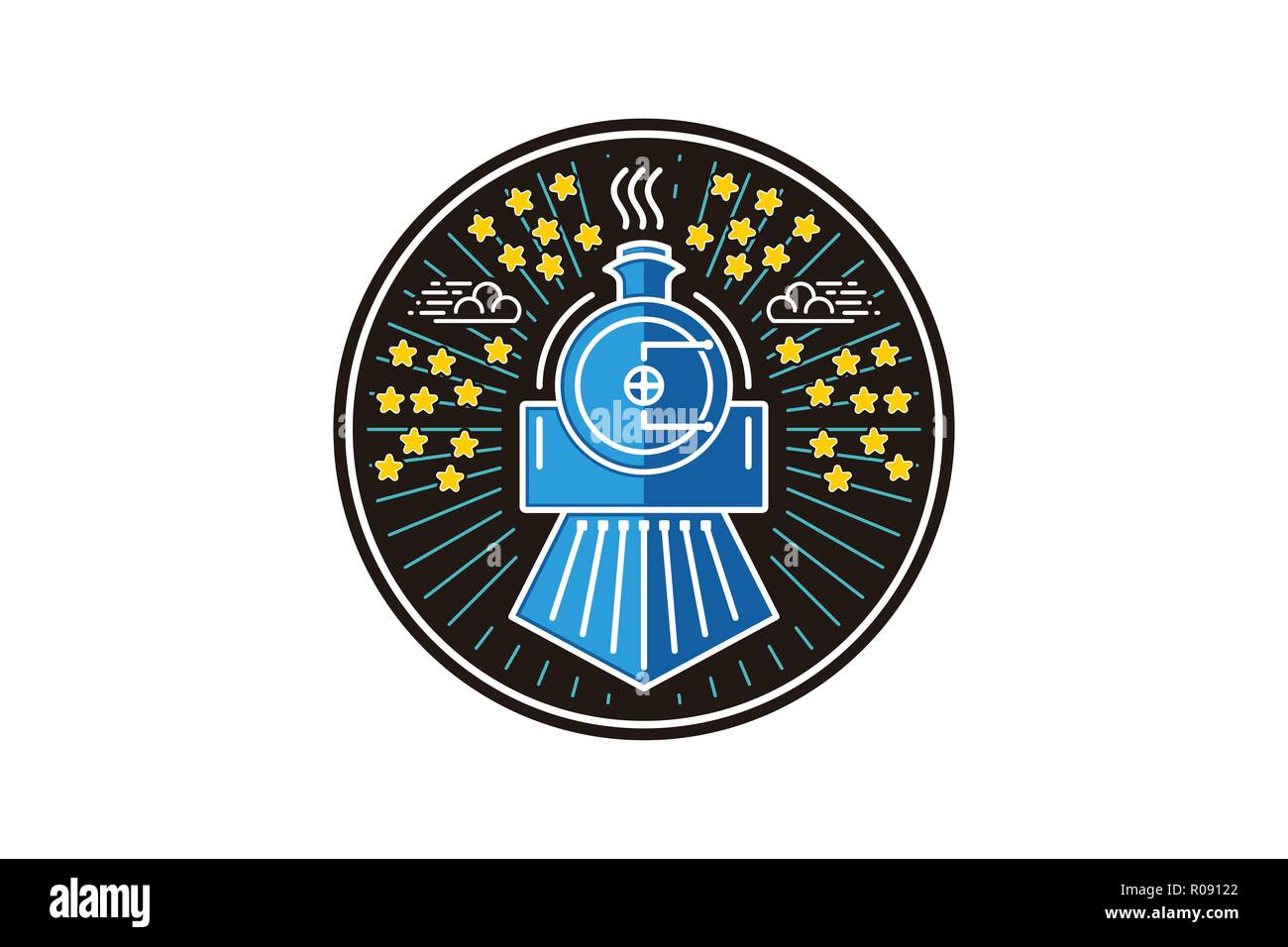 Mono rail train Stock Vector Images - Alamy