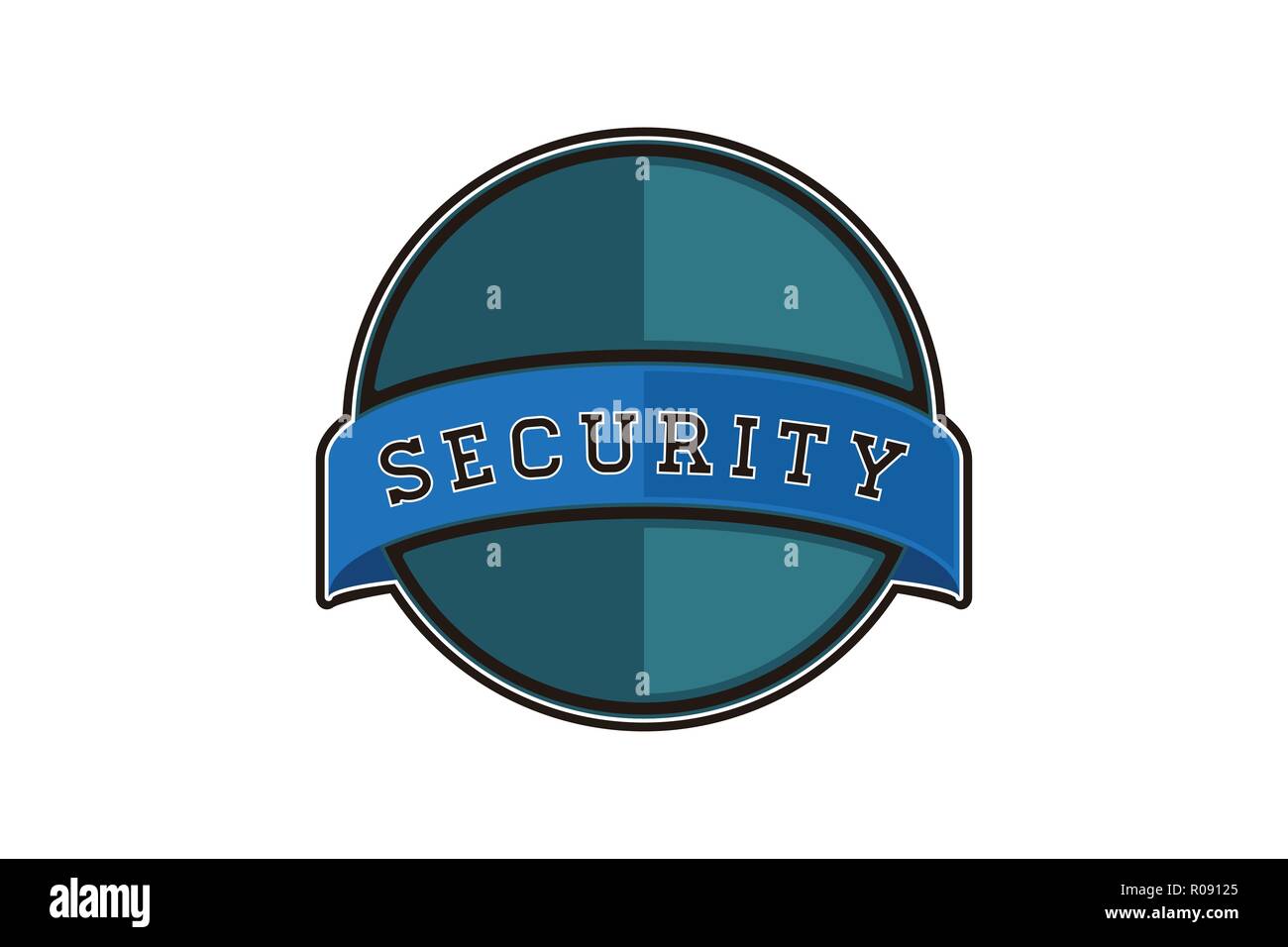 security emblem badge logo Designs Inspiration Isolated on White ...