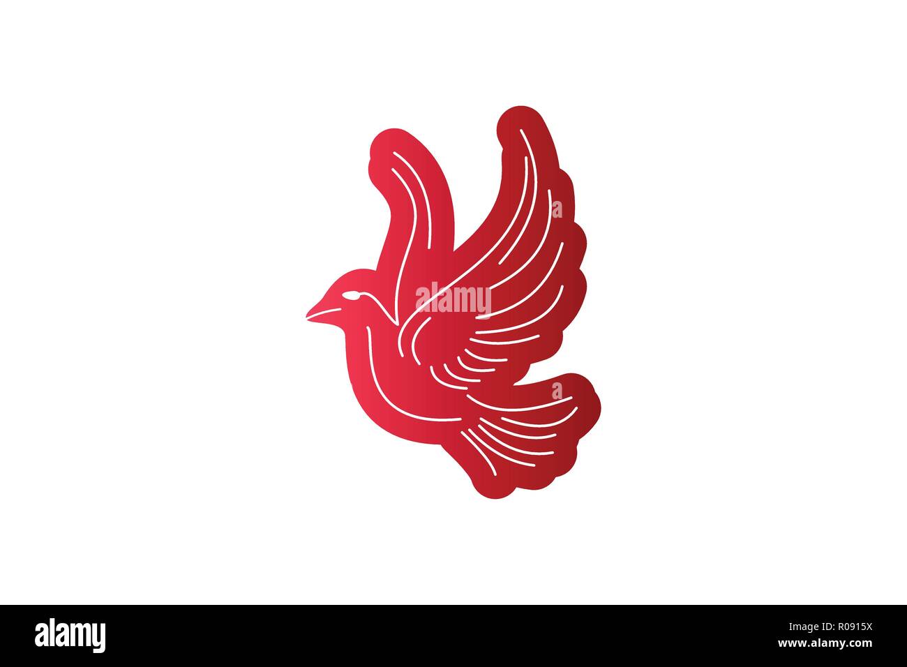 flying pigeon, wedding logo icon Designs Inspiration Isolated on White ...