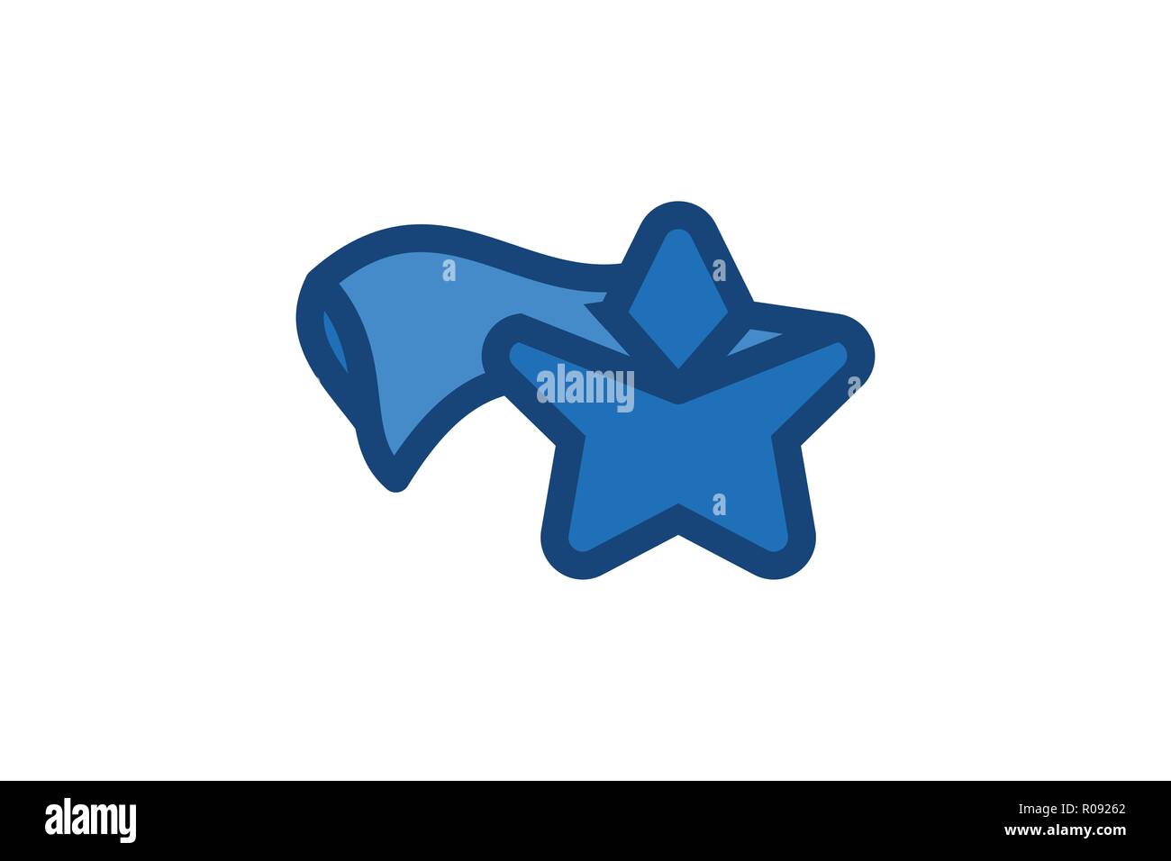 star flying, super hero logo Designs Inspiration Isolated on White ...