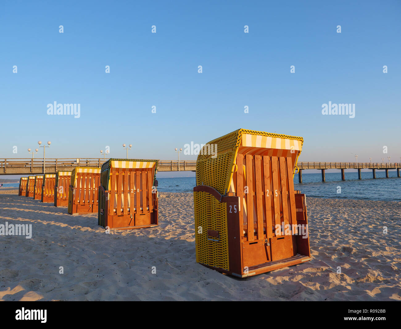 beach in the morning Stock Photo - Alamy