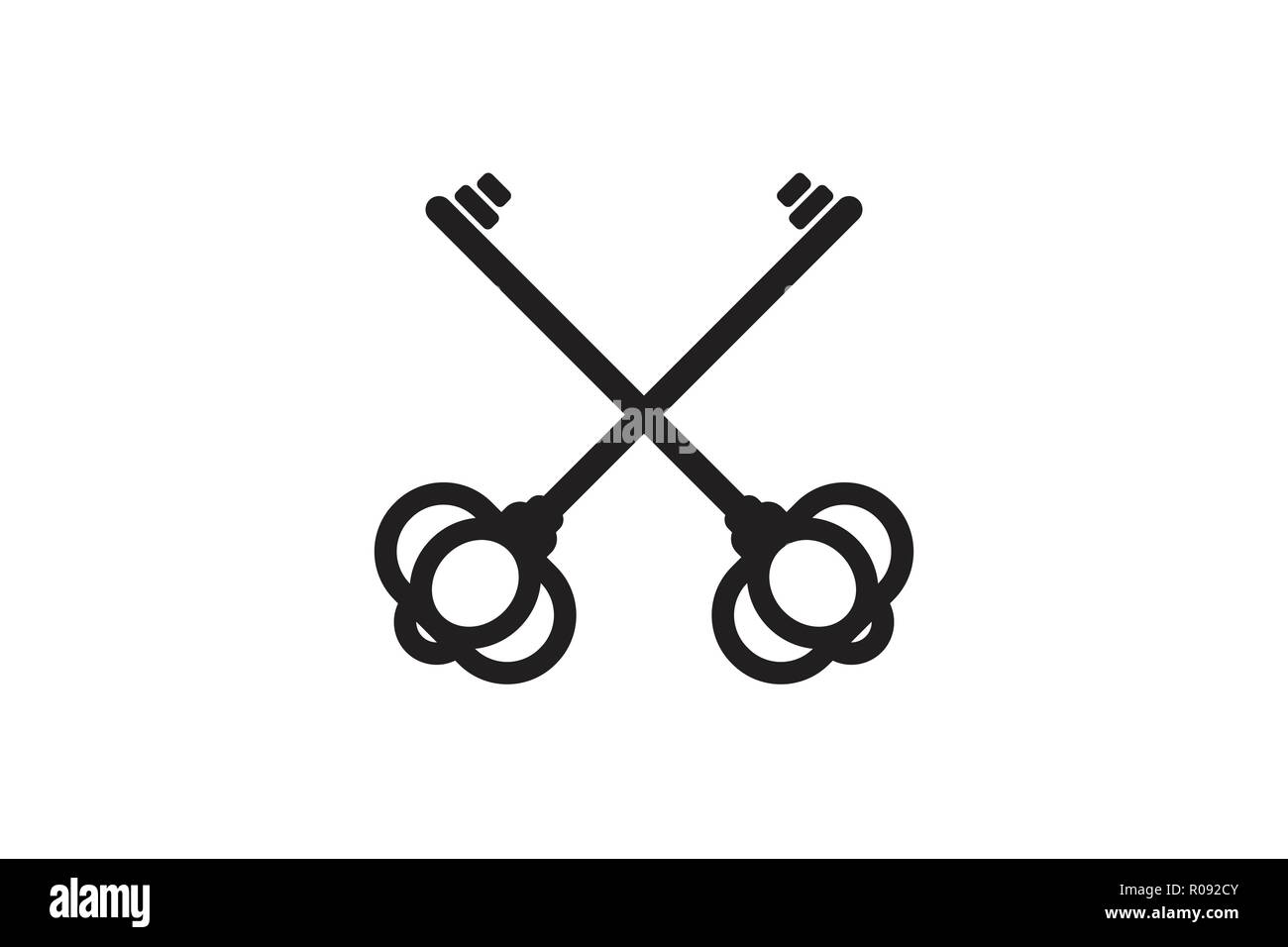 Key cross shape Cut Out Stock Images & Pictures - Alamy