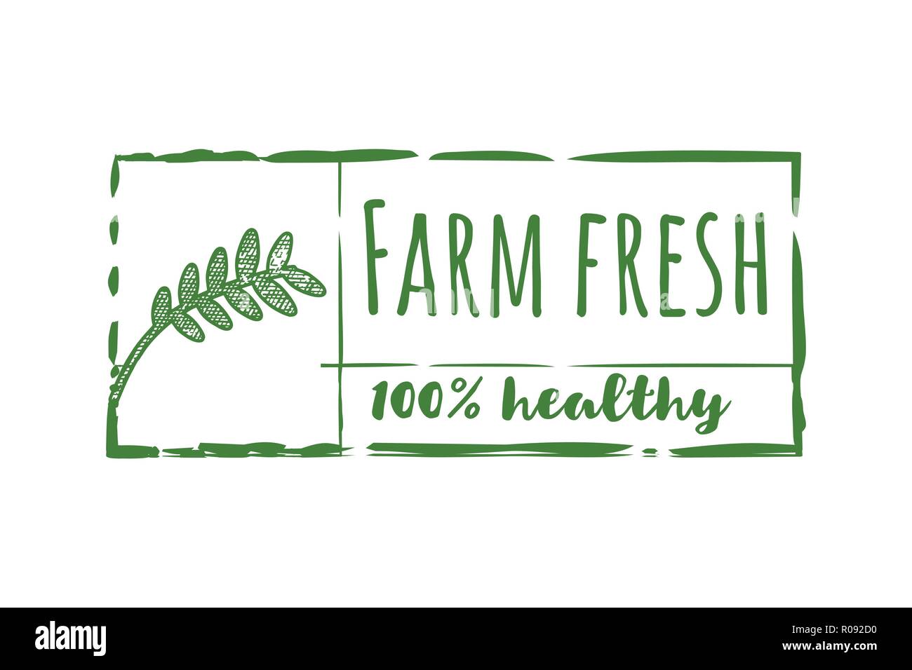 Farm fresh label Logo Designs Inspiration Isolated on White Background ...