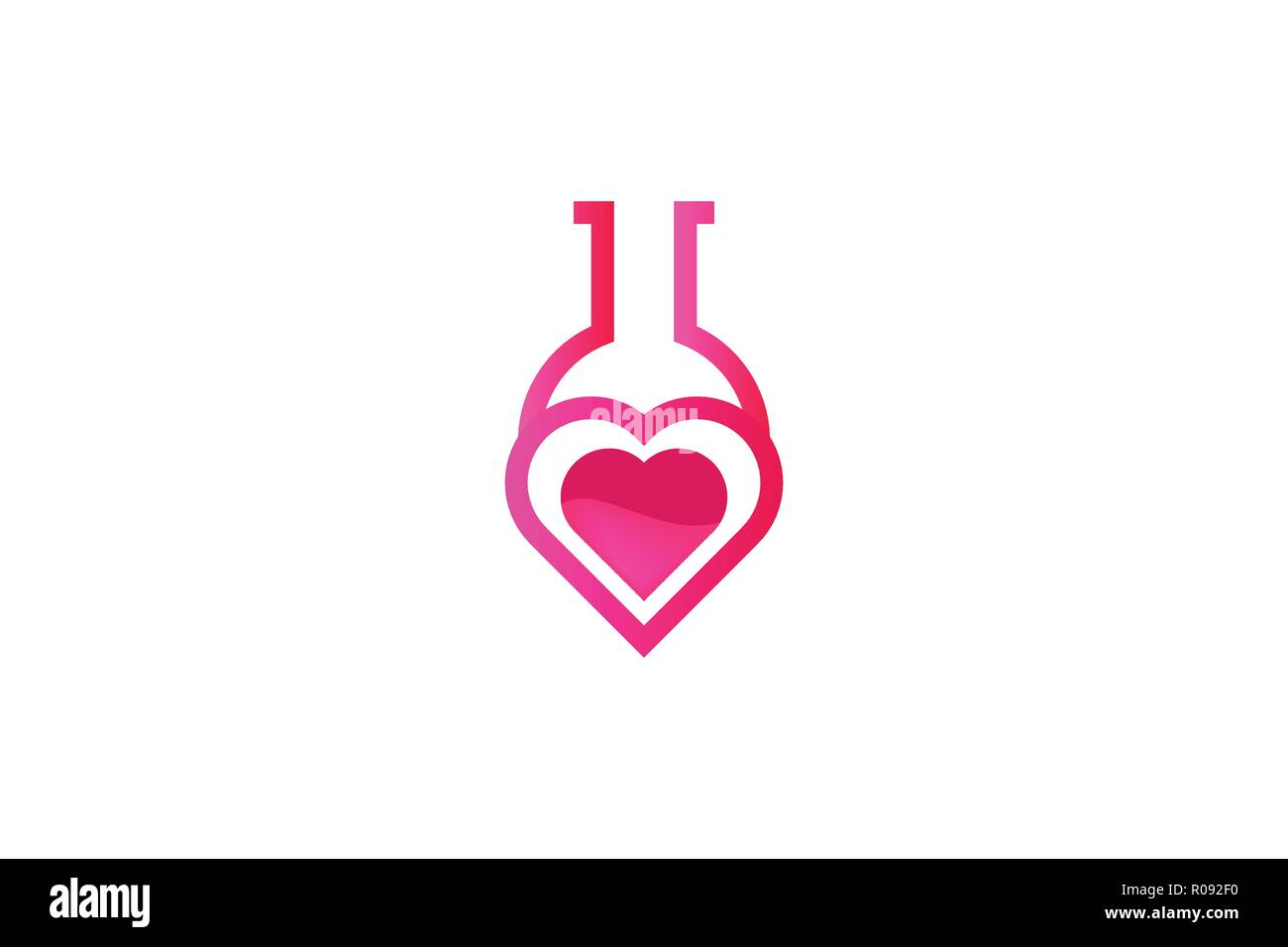 Love Laboratory Logo Designs Inspiration Isolated on White Background ...