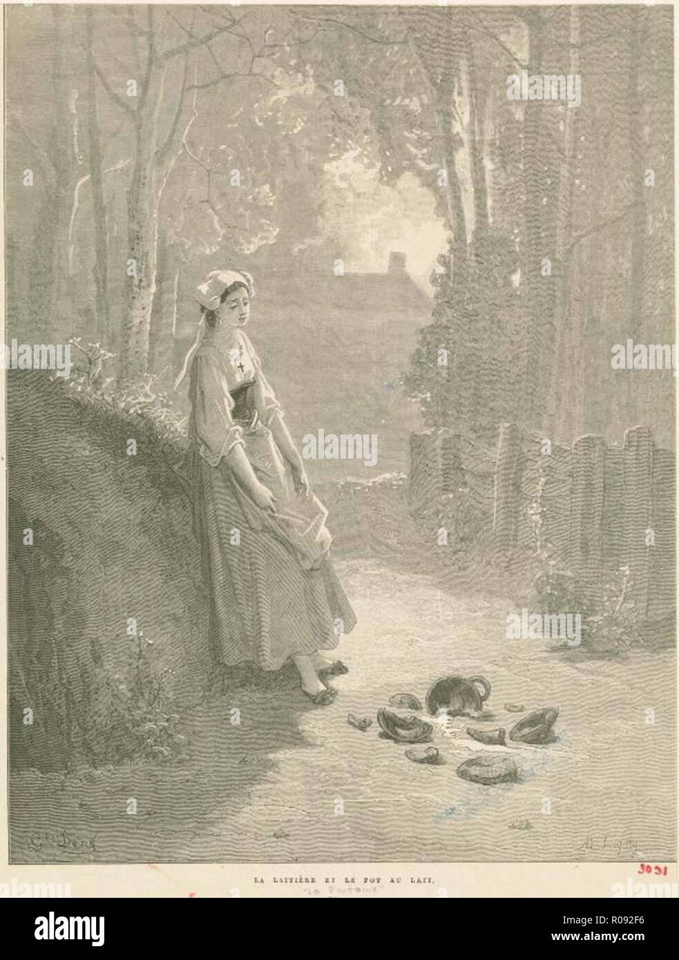 vintage illustration with a fantasy theme Stock Photo - Alamy