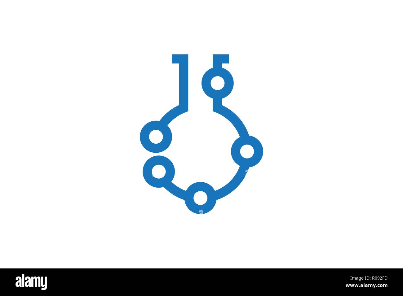 Digital technology, Laboratory Logo Designs Inspiration Isolated on ...