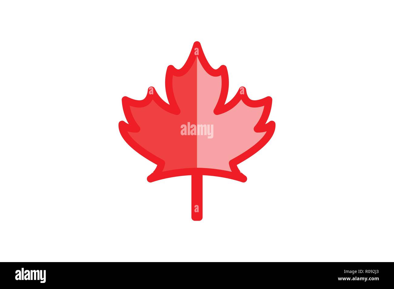 Canadian Red Maple Leaf Logo Designs Inspiration Isolated on White ...