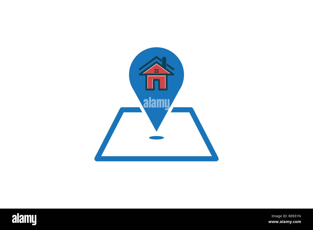 House, Home, and map point logo Designs Inspiration Isolated on White ...