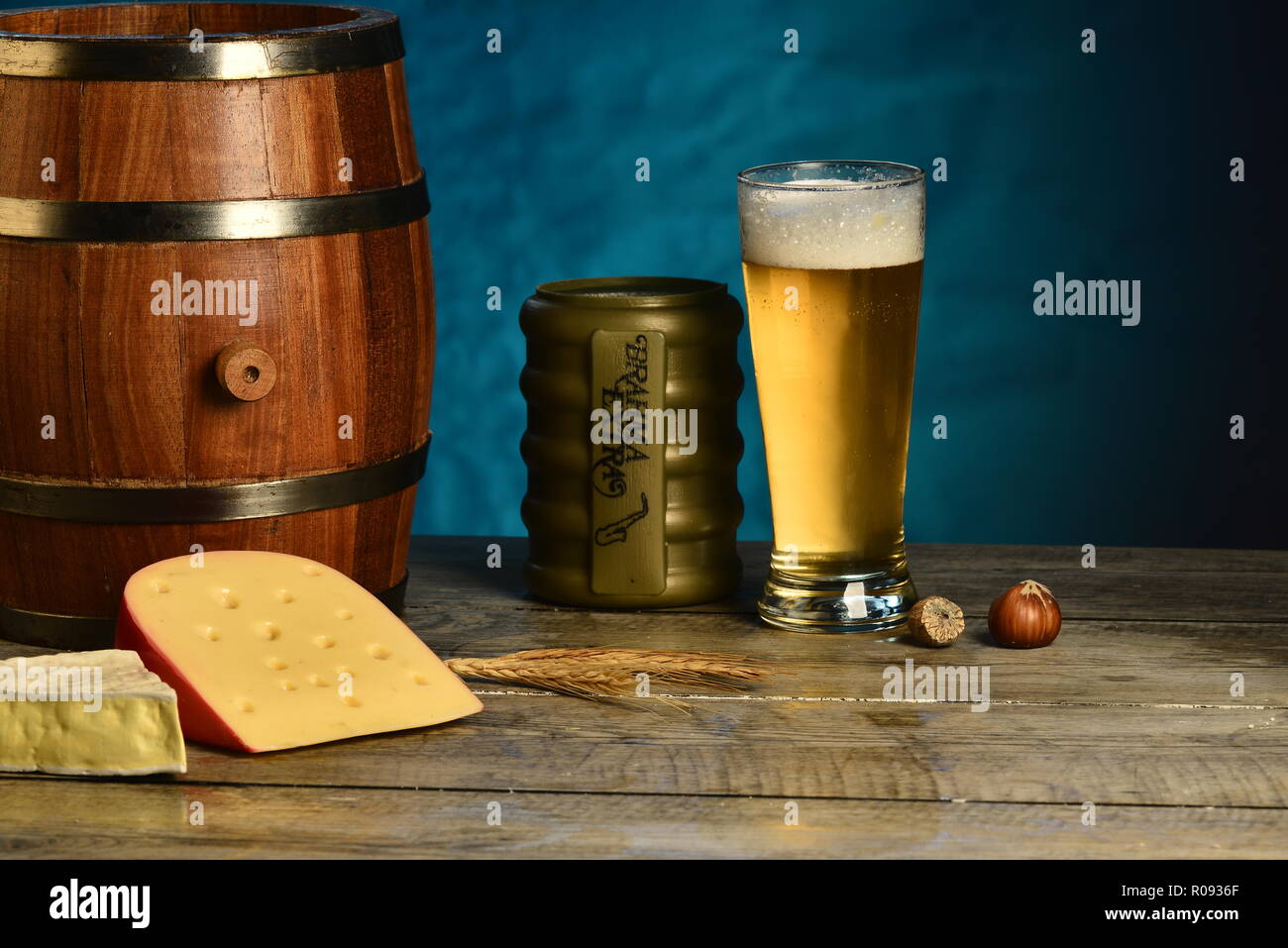 Beer alcoholic beverage Stock Photo - Alamy