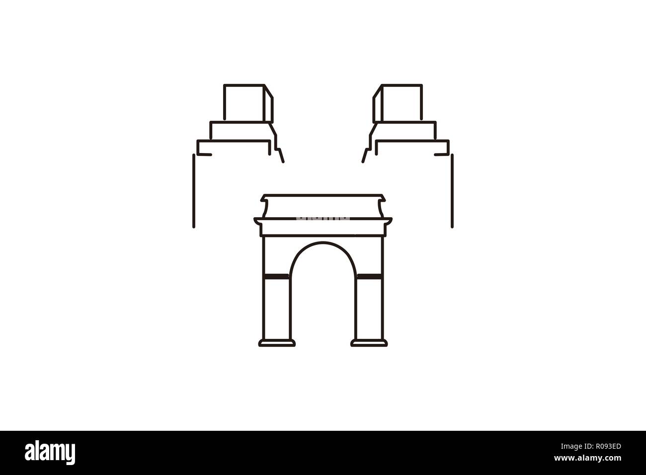 capital building logo Designs Inspiration Isolated on White Background ...