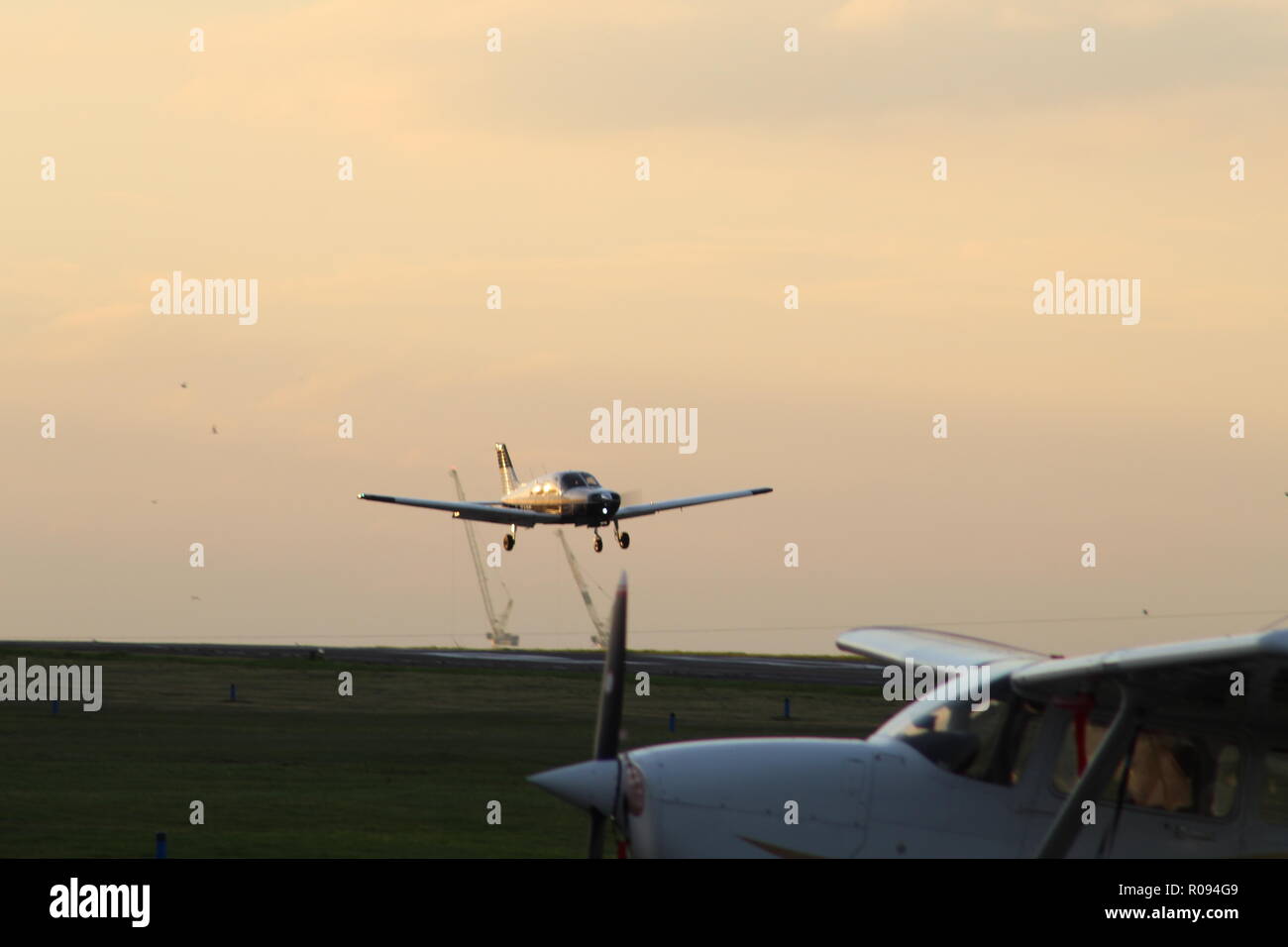 Aircraft in Flight Stock Photo - Alamy