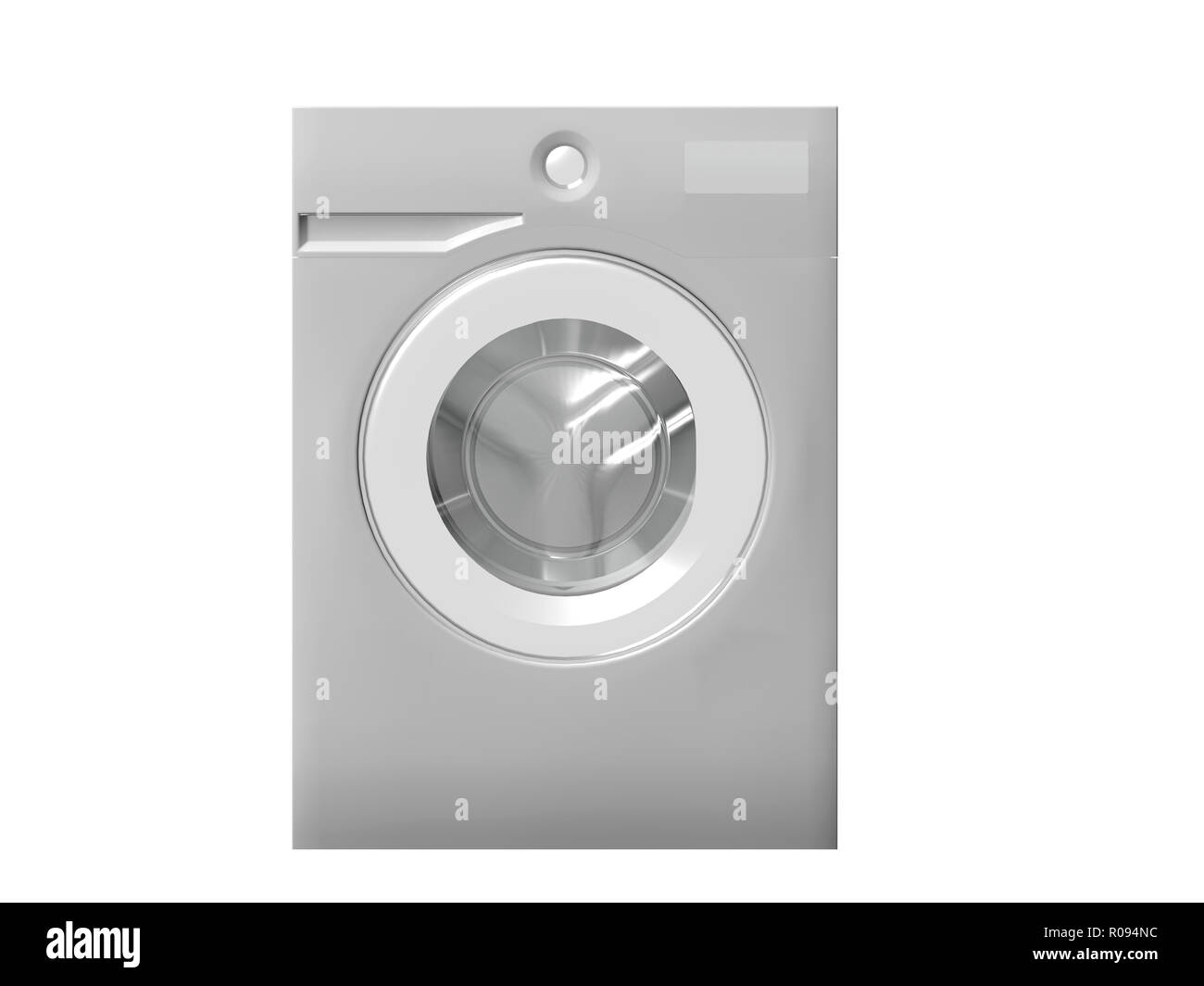 White washing machine illustration Cut Out Stock Images & Pictures - Alamy