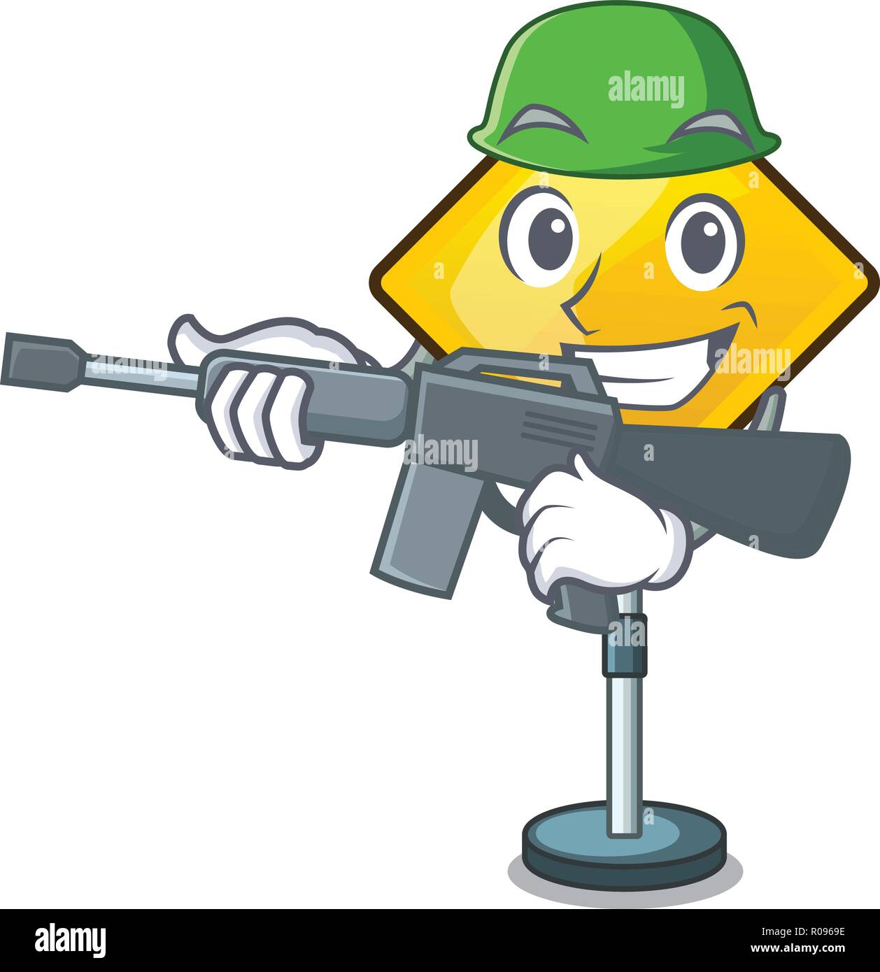 Army warning sign Stock Vector Images - Alamy