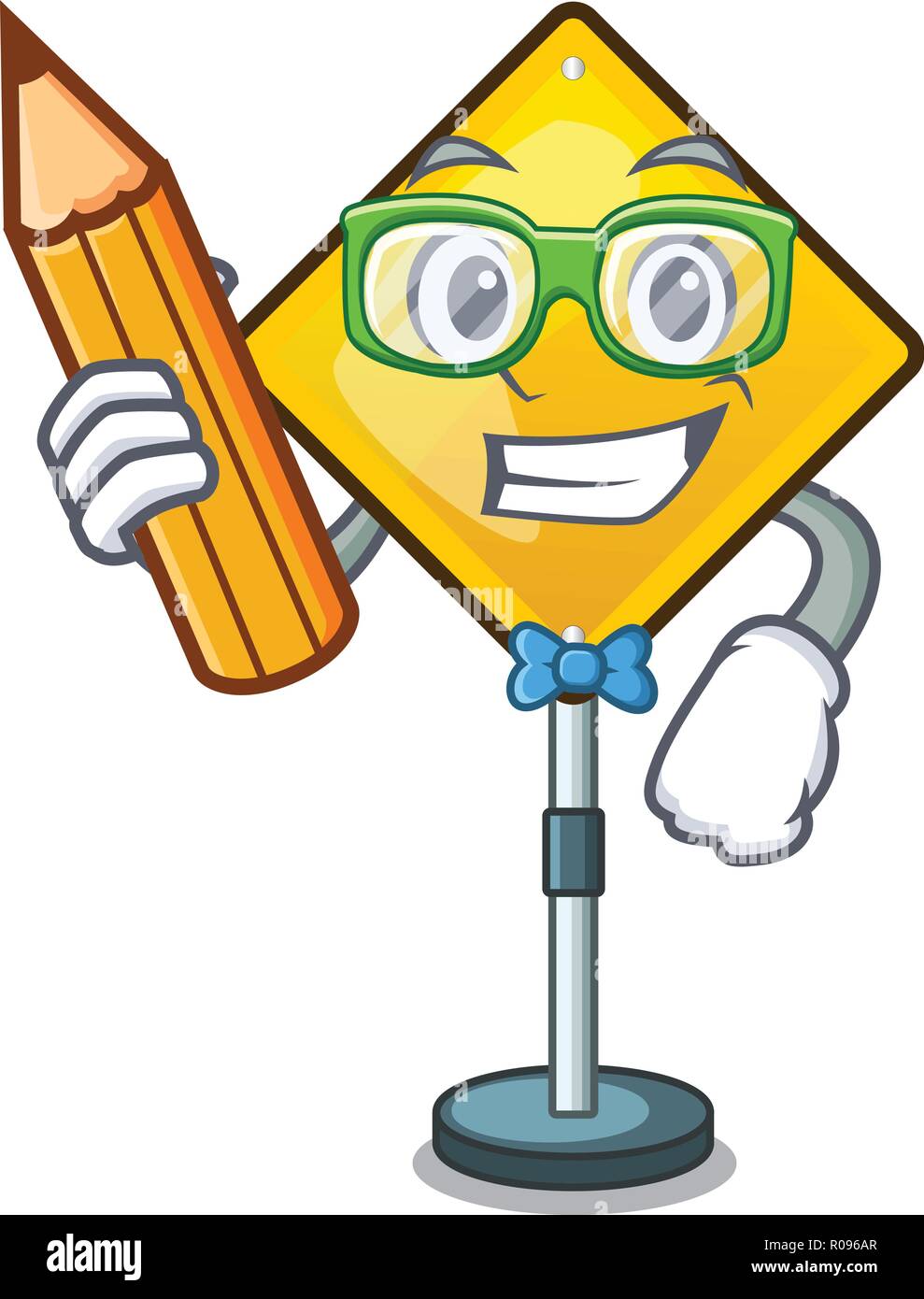 Student warning attention sign shaped character exclamation Stock ...