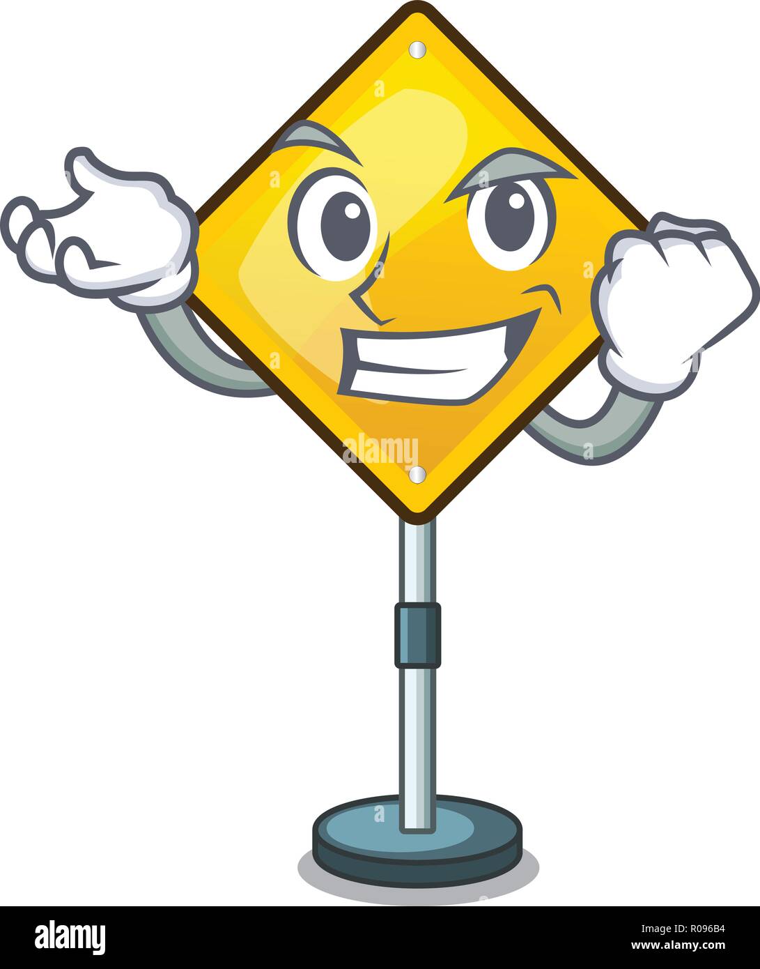 Successful warning attention sign shaped character exclamation Stock ...