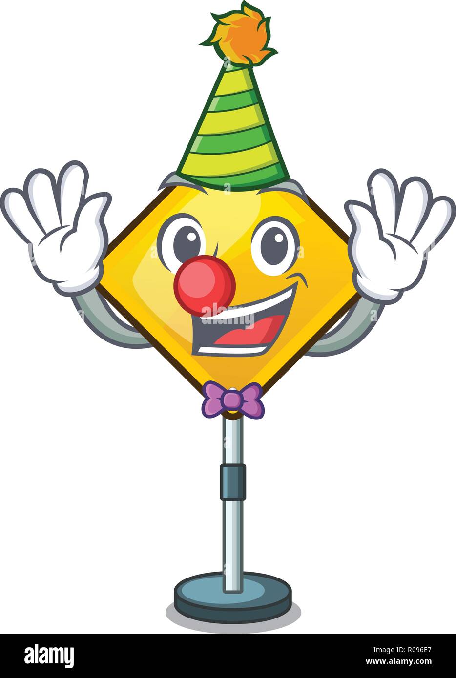 Cartoon emoticon exclamation mark character hi-res stock photography ...