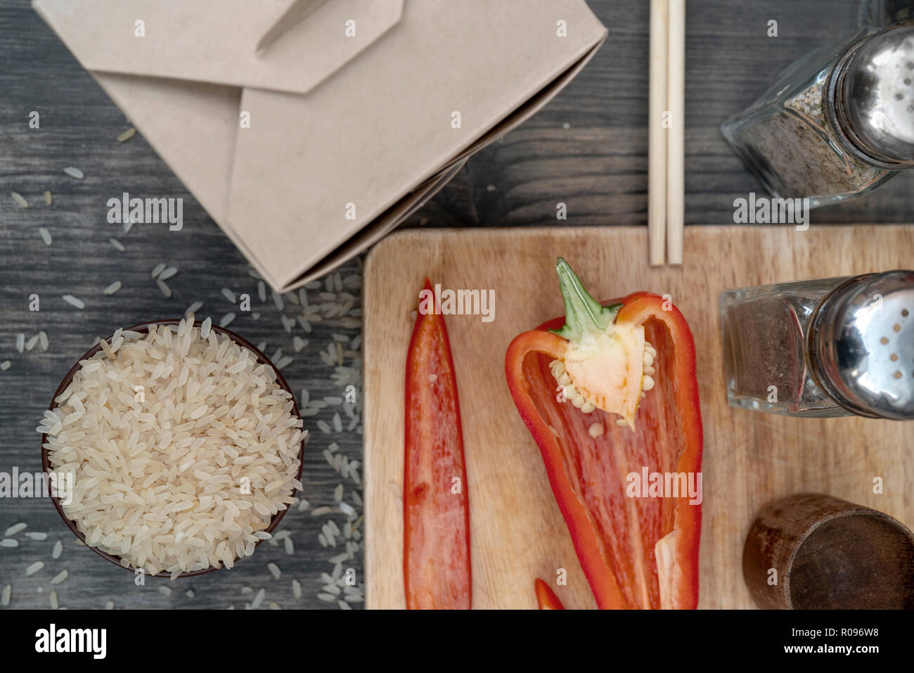 White Rice Carton High Resolution Stock Photography and Images - Alamy