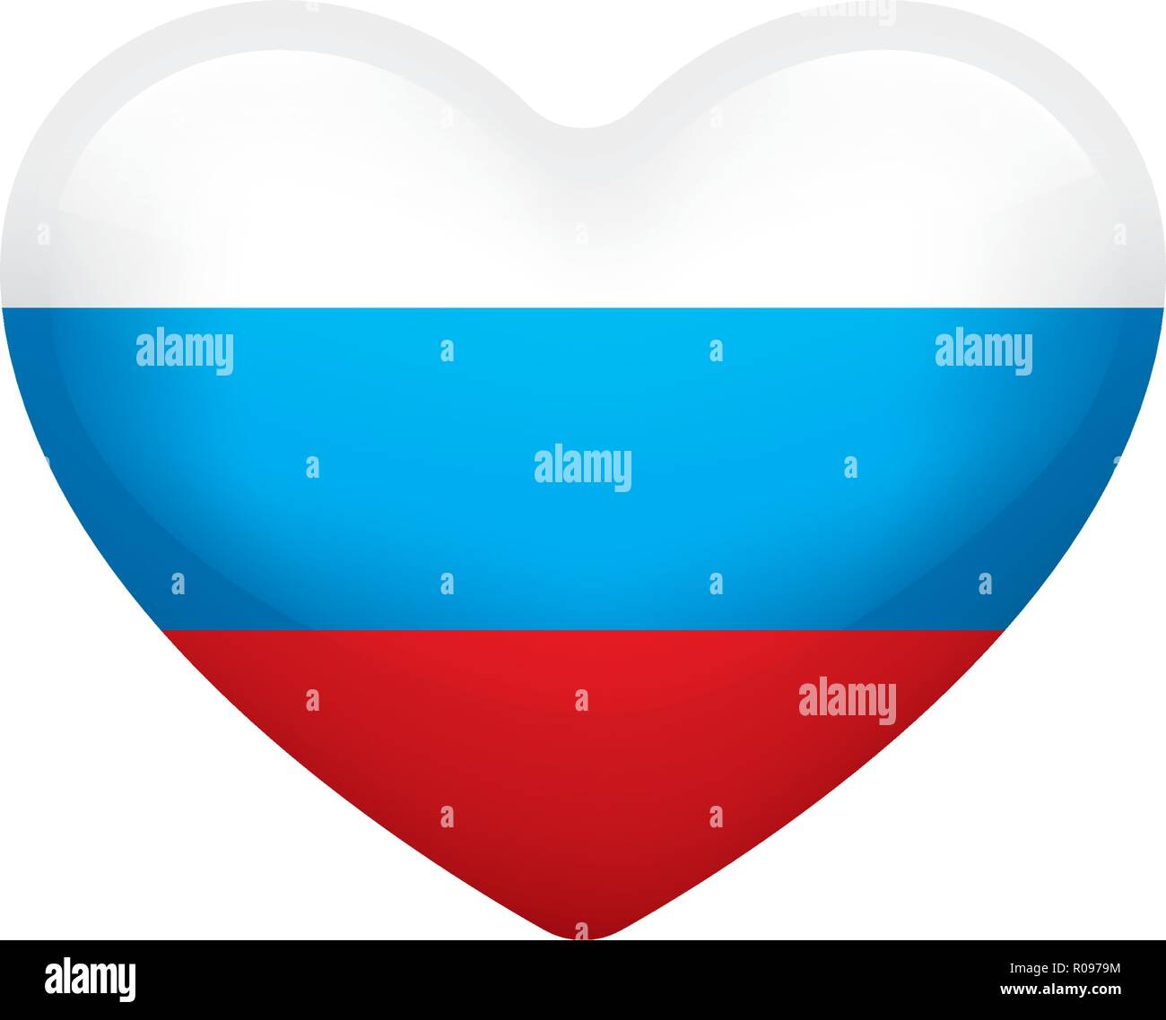 Russia flag, vector illustration on a white background Stock Vector ...