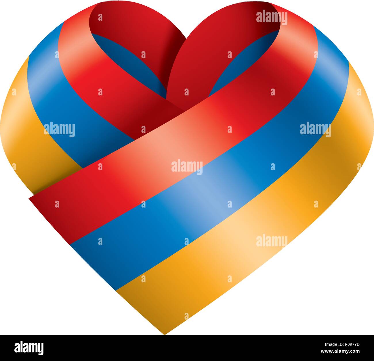 Armenia flag, vector illustration on a white background Stock Vector ...