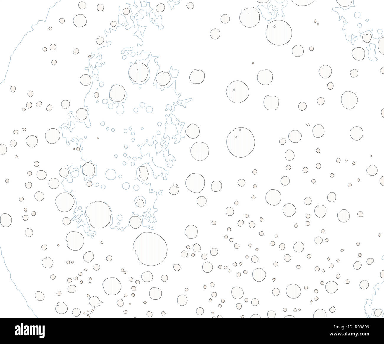 Abstract Bubbles outlines as a background Stock Photo - Alamy