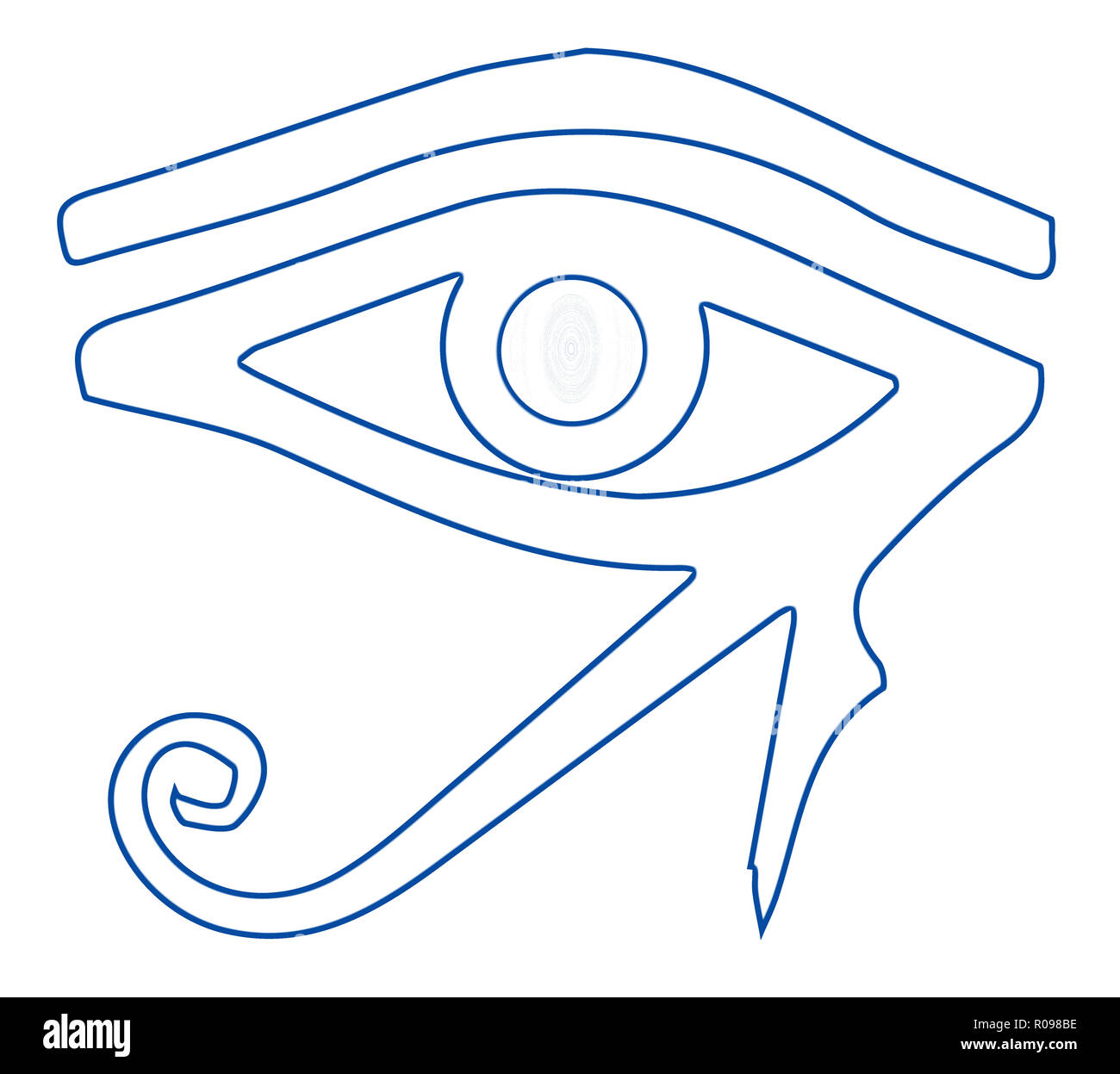 Outline illustration ancient egyptian god hi-res stock photography and ...