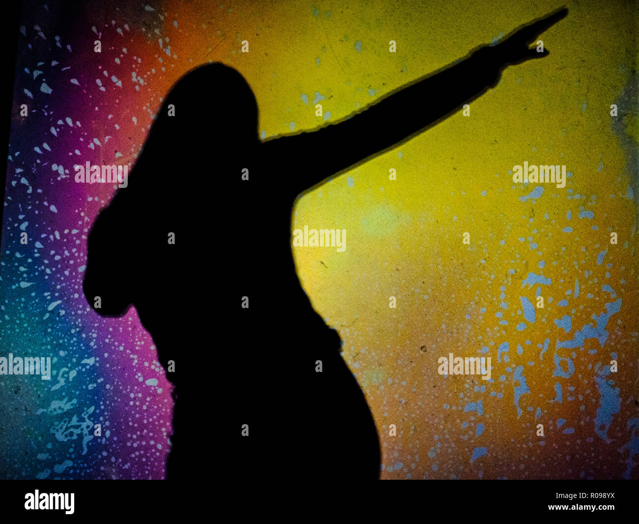 Coloured silhouette hi-res stock photography and images - Alamy