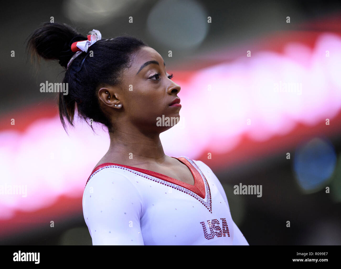 Doha, Qatar. 02nd Nov, 2018. Simone Biles (USA) portrait, portrait ...