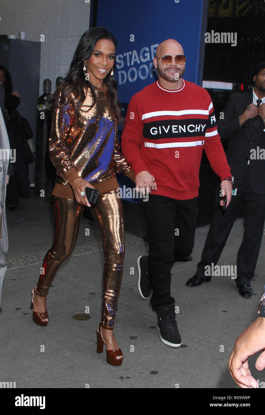 New York, NY, USA. 02nd Nov, 2018. Michelle Williams and Chad Johnson ...