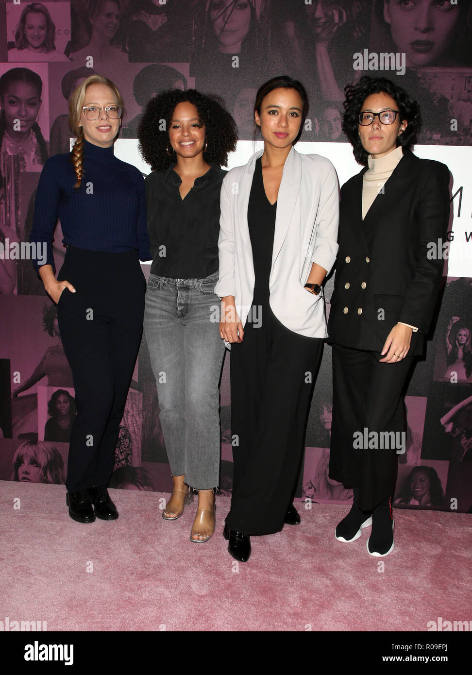 Los Angeles, Ca, USA. 2nd Nov, 2018. Elle Reeve, Antonia Hylton, Isobel ...