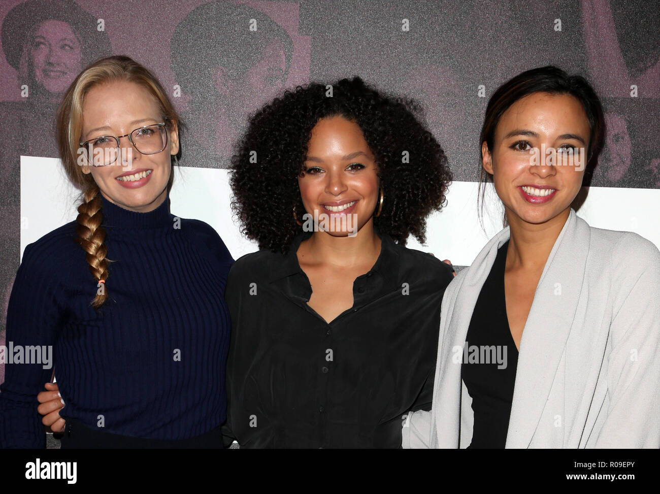 Los Angeles, Ca, USA. 2nd Nov, 2018. Elle Reeve, Antonia Hylton, Isobel ...