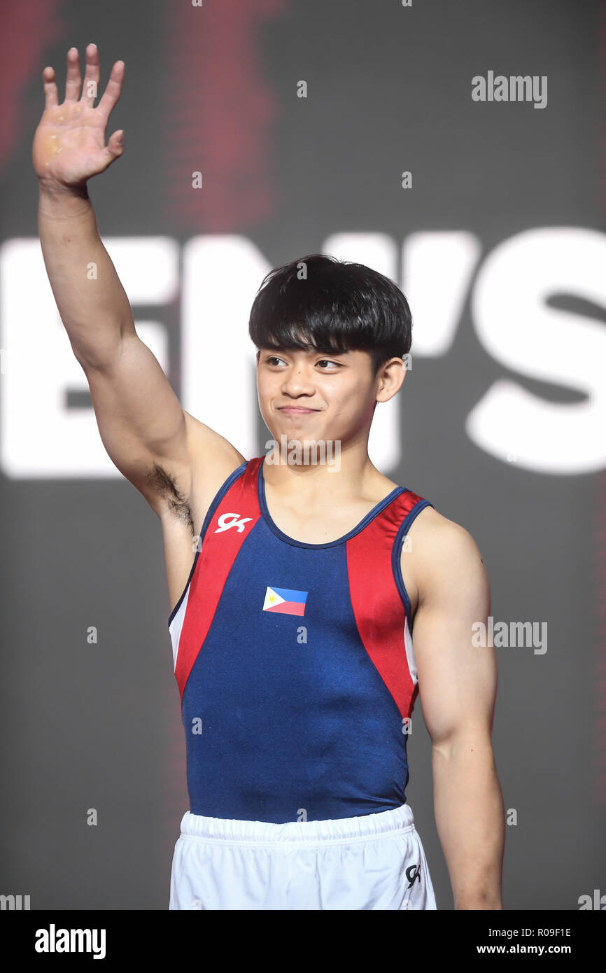 Doha, Qatar. 2nd Jan, 2016. CARLOS EDRIEL YULO from the Philippines ...