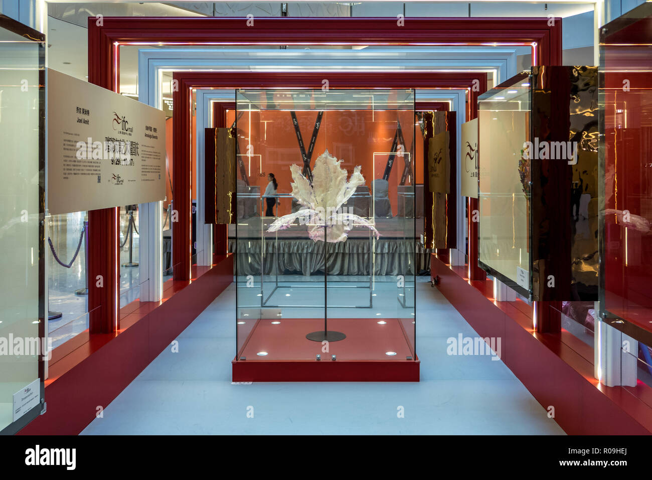 Shanghai, China. 3rd Nov, 2018. Shanghai, CHINA-The holographic ...