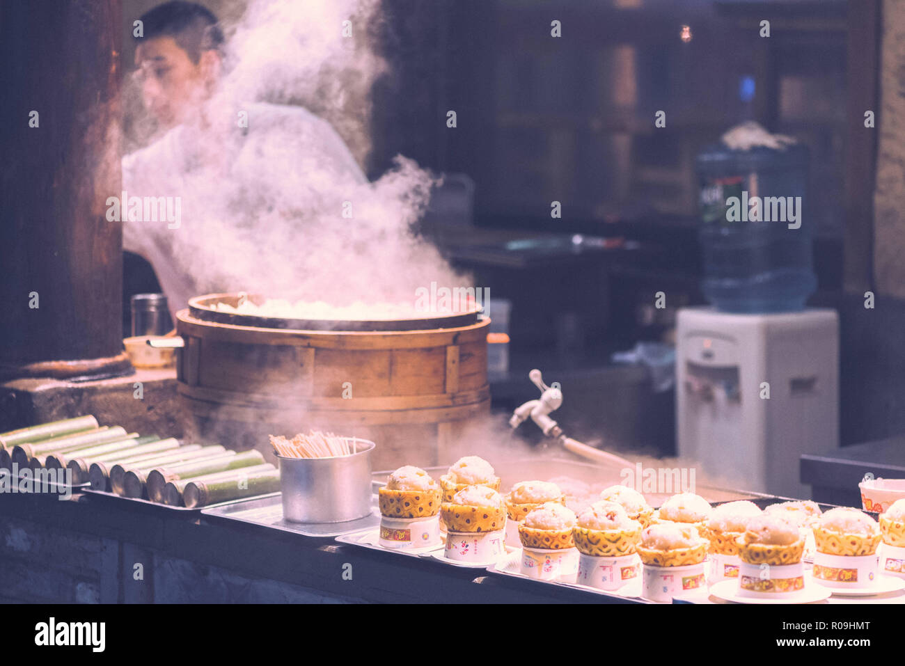 Chengdu, China. 3rd Nov, 2018. Chengdu, CHINA-Various delicious food ...