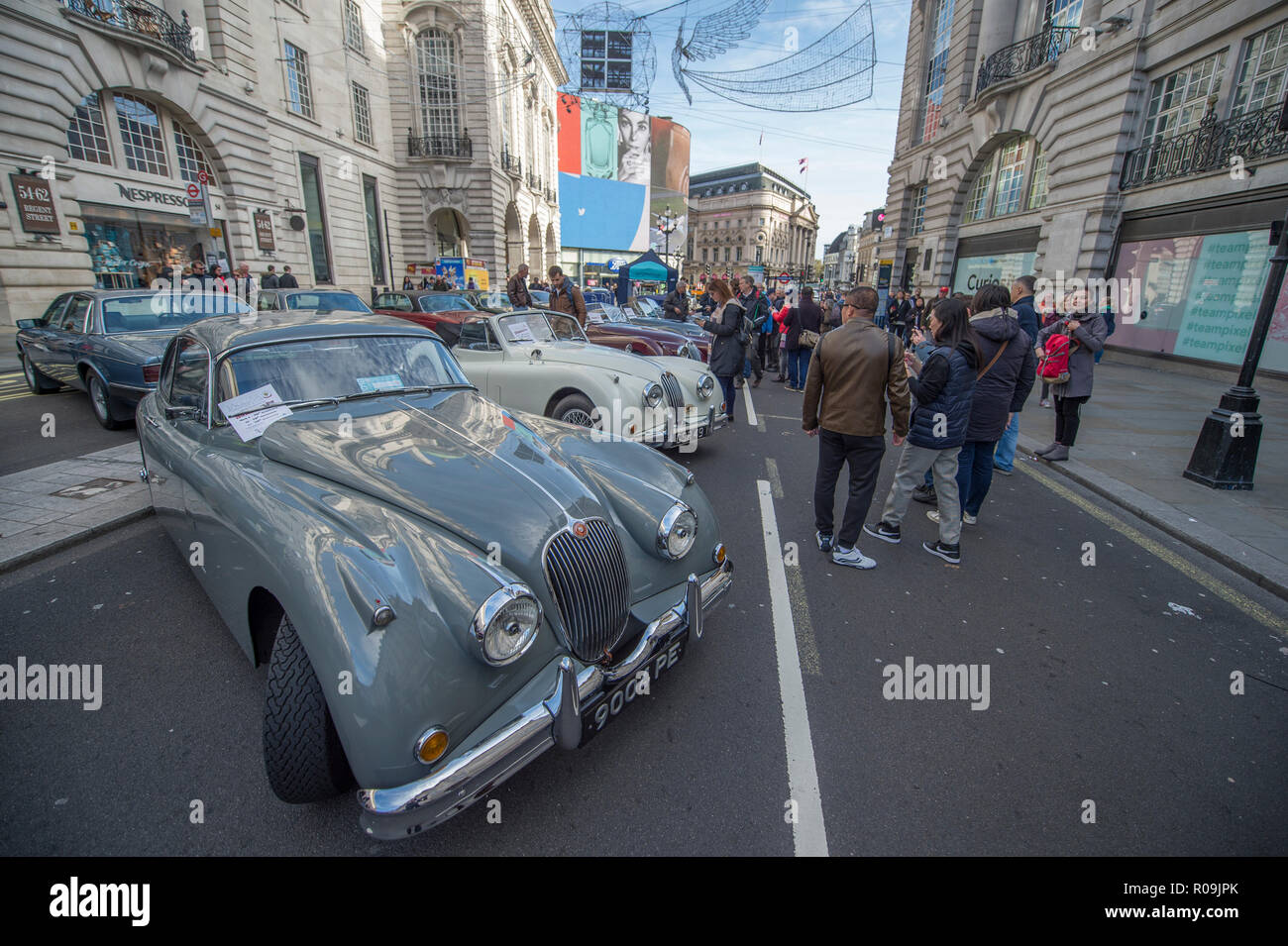 Regent Street, London, UK. 3 November, 2018. The Illinois Route 66 ...