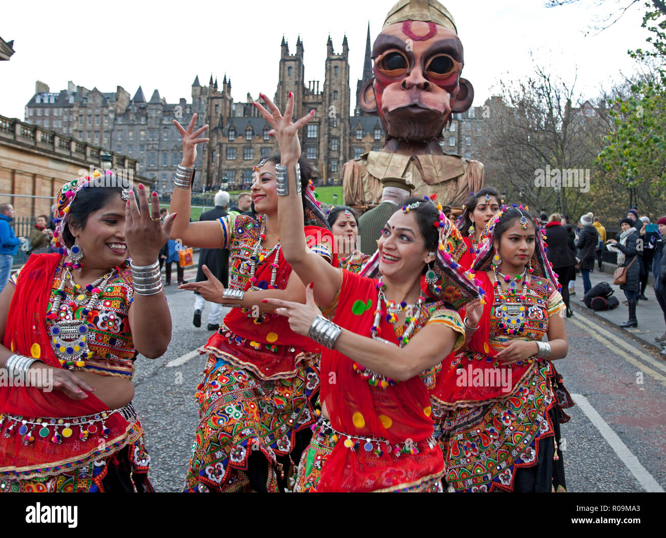 Edinburgh, Scotland, UK, 3rd Nov. 2018. Royal Mile and Mound in ...