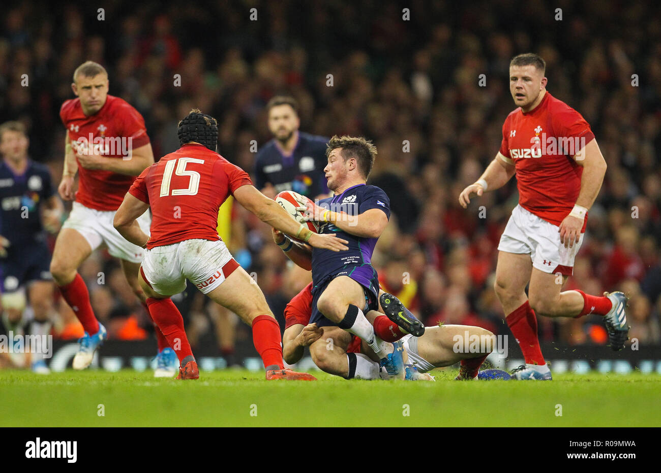 Principality Stadium, Cardiff, UK. 3rd Nov, 2018. Rugby Union, Under ...