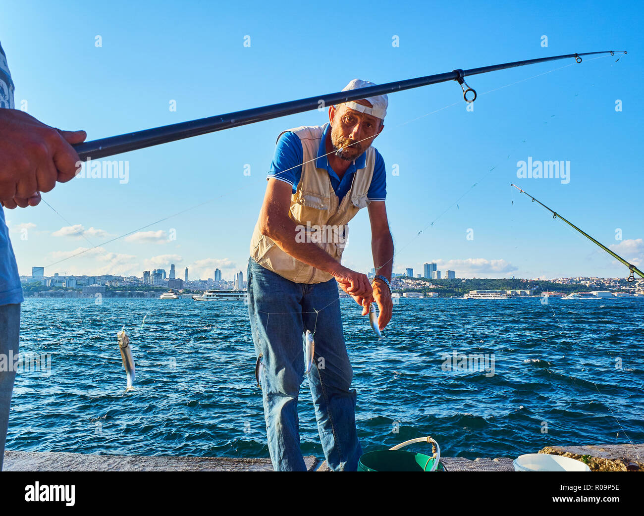 Fishing the bosphorus hi-res stock photography and images - Alamy