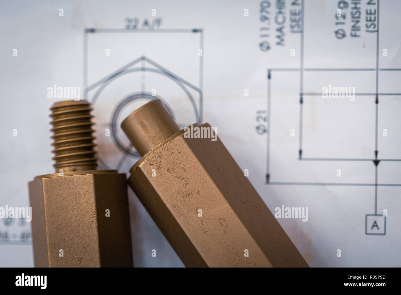 Engineering drawing of machine hi-res stock photography and images - Alamy