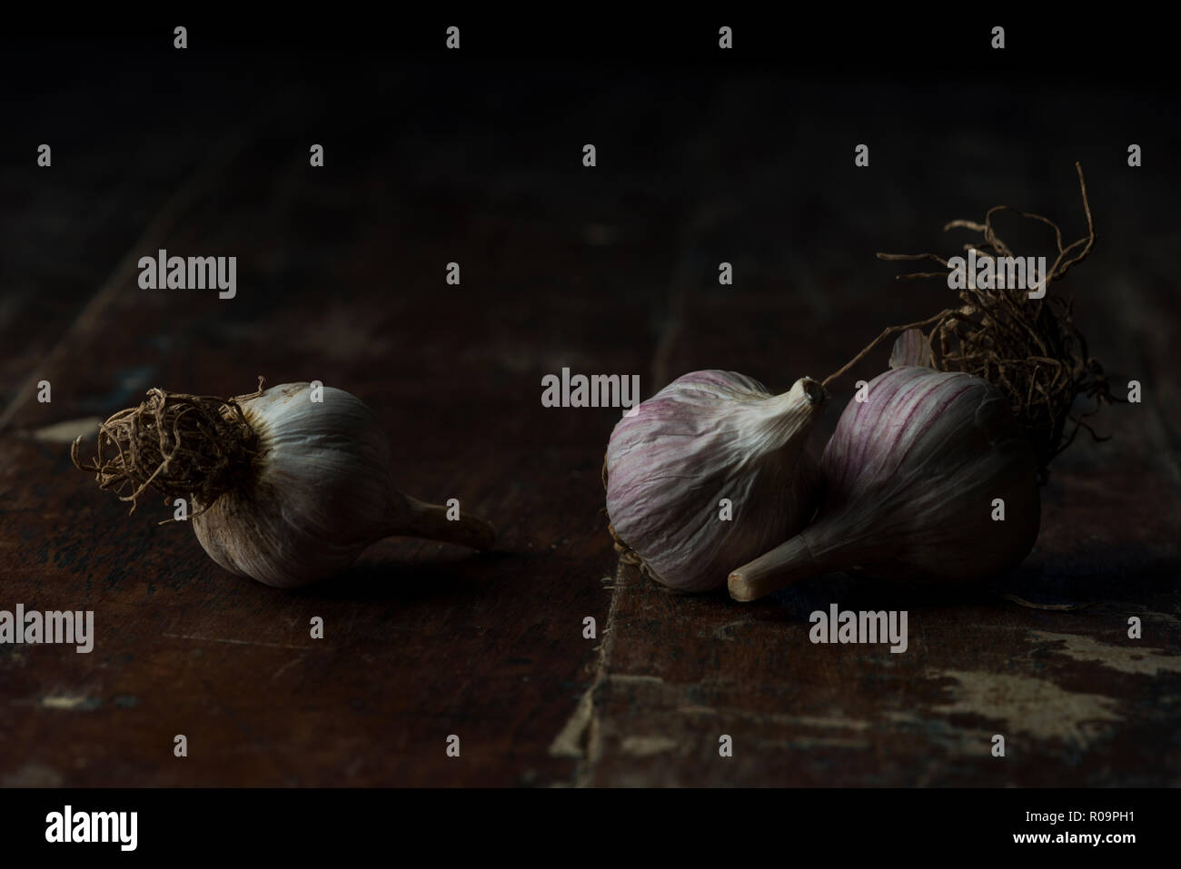 GARLIC STILL LIFE Stock Photo - Alamy