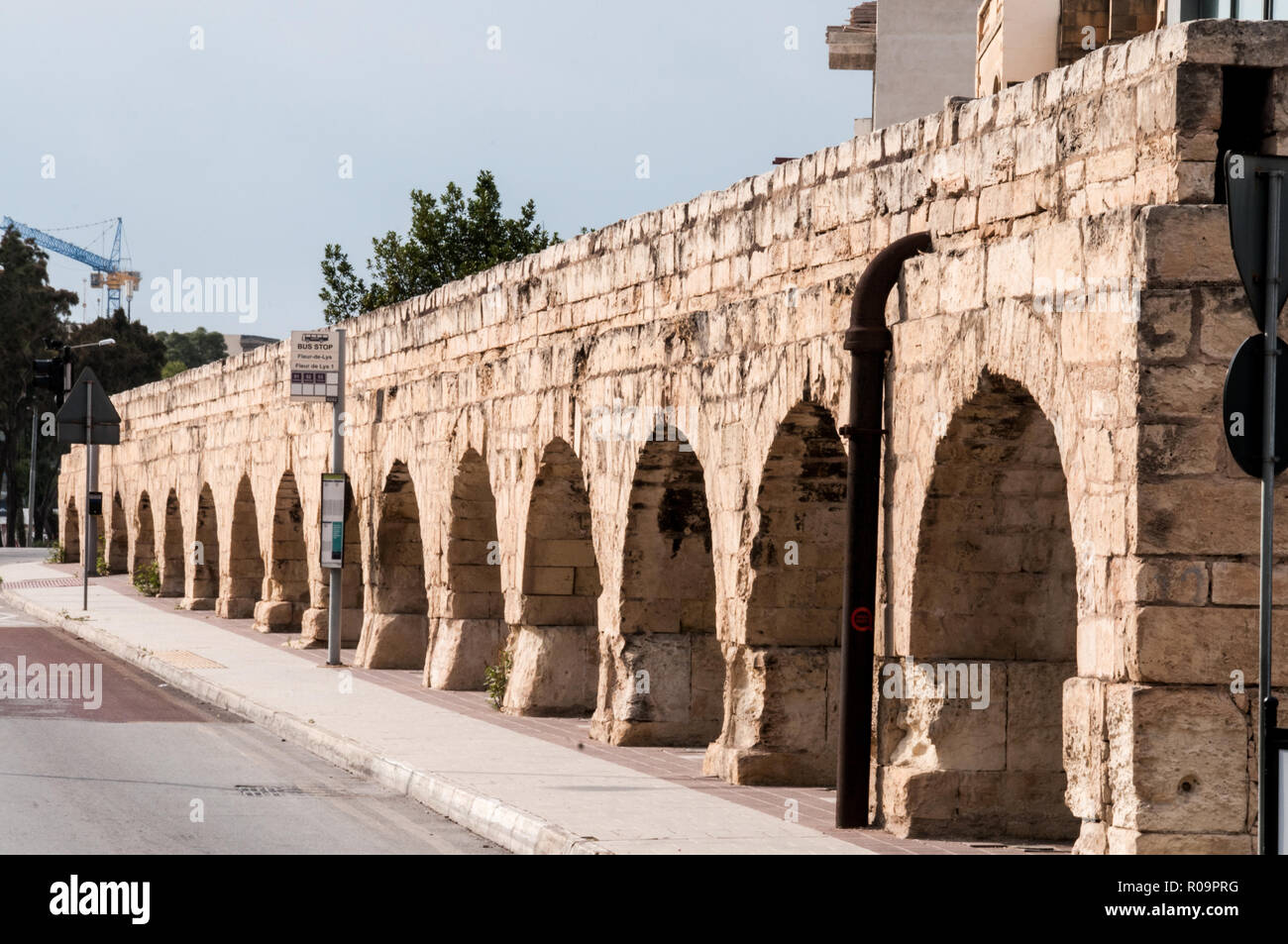 Around Malta - Wignacourt Aqueduct Malta's great engineering feat Stock ...