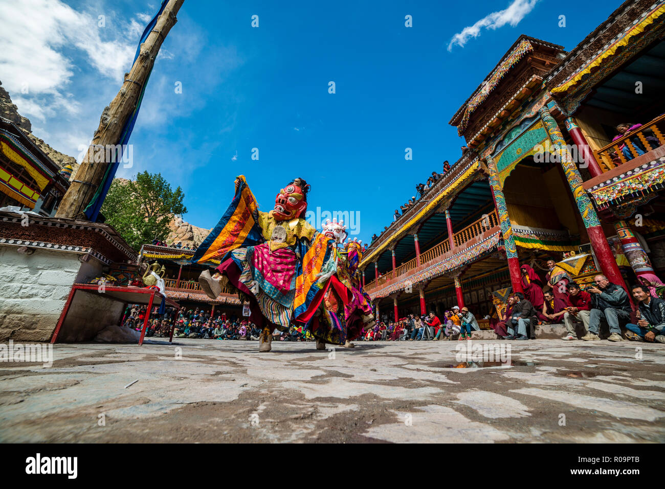 Ritual mask dances, performed by monks and describing stories from the ...