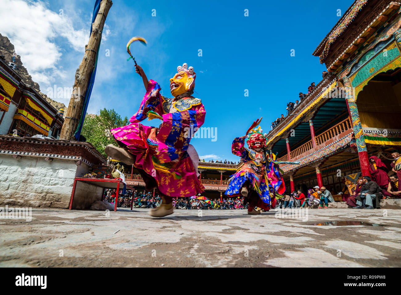 Ritual mask dances, performed by monks and describing stories from the ...