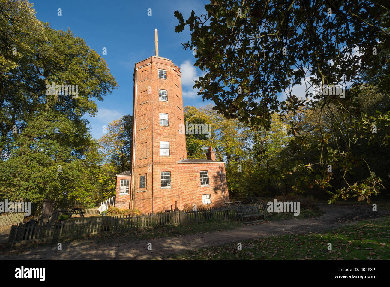Chatley Heath Semaphore Tower, a landmark that was built as part of the ...
