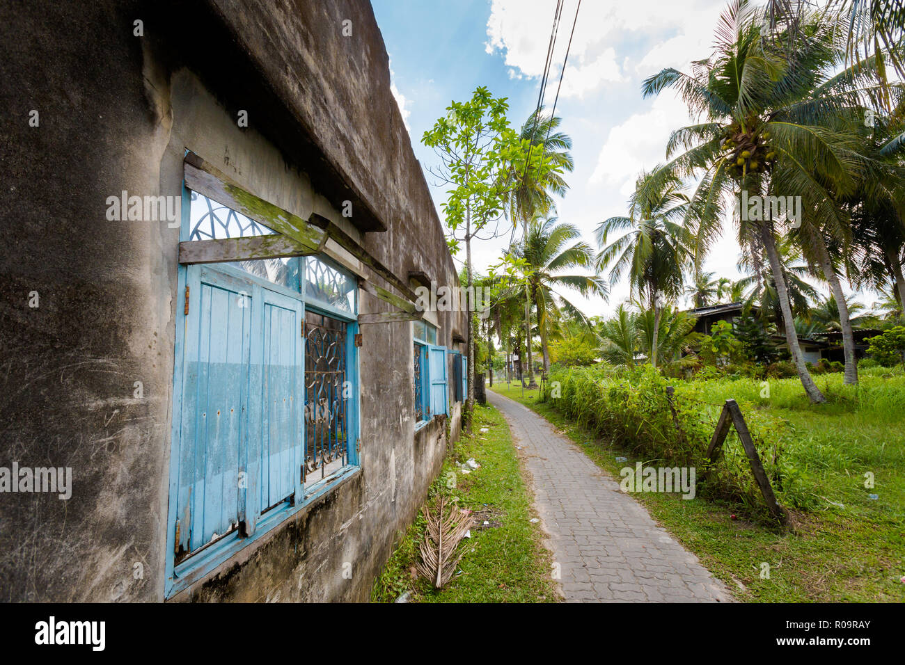 Local village on Koh Klang island in Krabi in southern Thailand ...