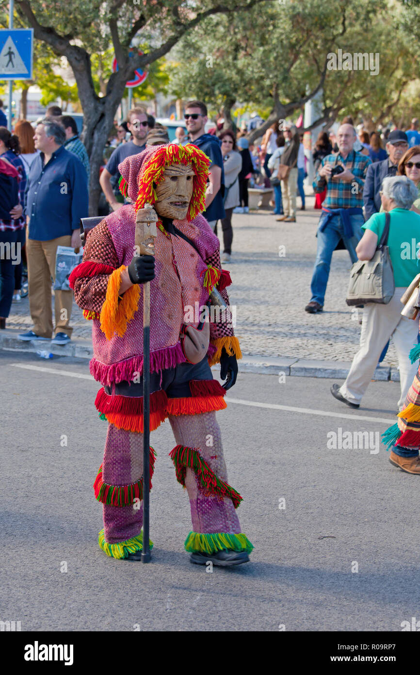 Parade of costumes and traditional masks of Iberia at the XII ...