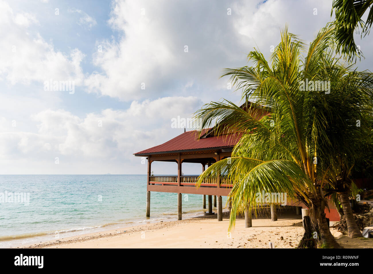 Landscape on tropical Tioman island in Malaysia. Beautiful seascape of ...